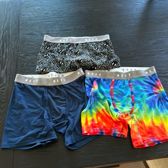 Neff | Underwear & Socks | 3 Pairs Of Neff Boxer Briefs Size M | Poshmark